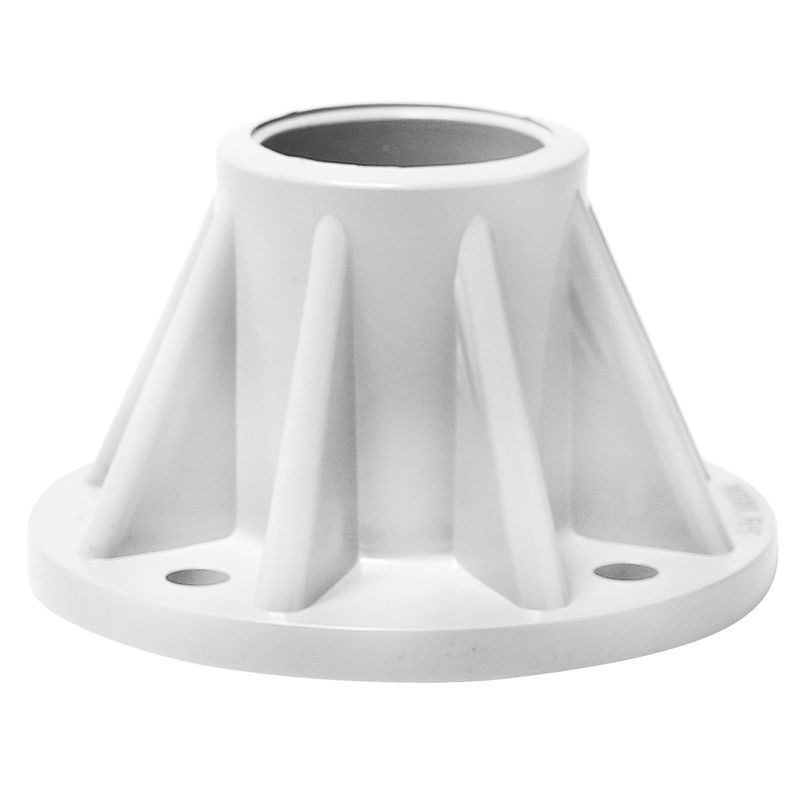 Saftron 3 inch White Surface-Mount Base for 1.9 inch OD Swimming Pool ...