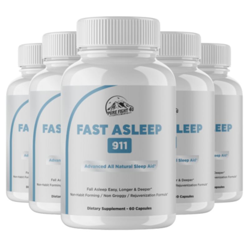 Fast Asleep 911 - Advanced All Natural Sleep Aid - 5 Bottles 300 ...