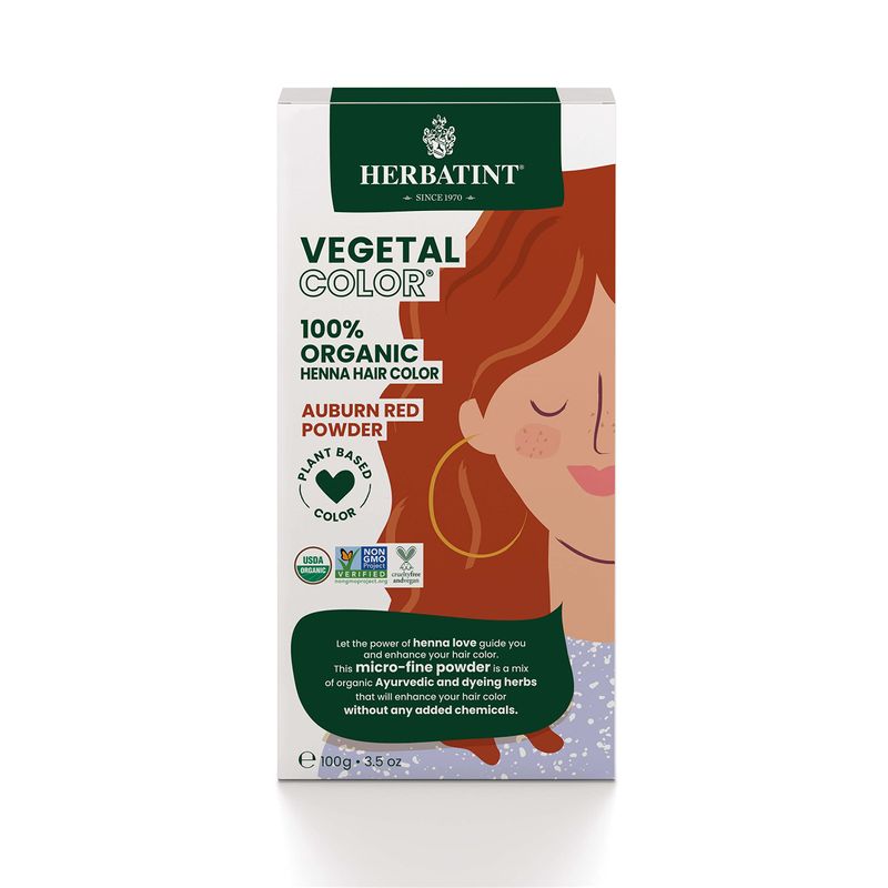 Herbatint Henna Color Organic Hair Dye - Plant-Based Henna Powder ...