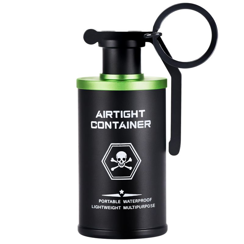 Aufew Tactical Pill Case, Durable Aluminium Airtight Pill Holder with ...