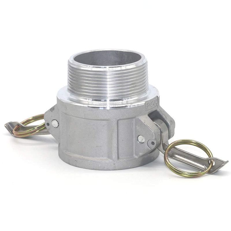 Quafwia 2 pcs Aluminum cam lock fittings (2" Part B) cam groove hose ...