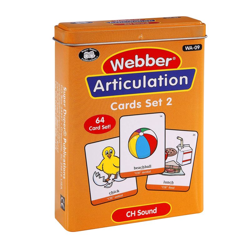 Super Duper Publications | Articulation CH Sound Fun Deck | Vocabulary ...