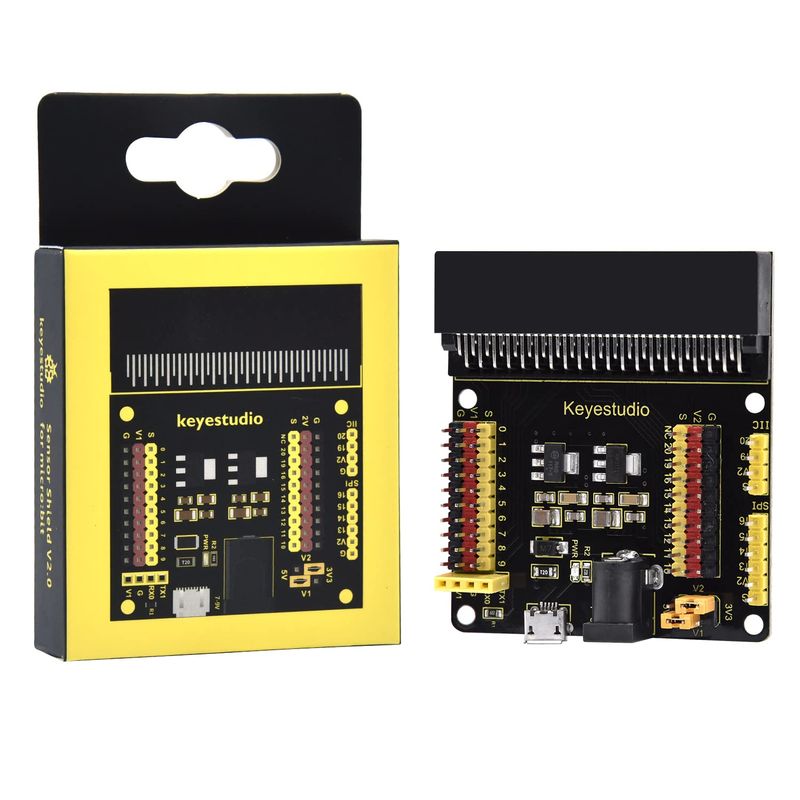 KEYESTUDIO Sensor Shield Expansion Board for BBC Micro:bit Microbit Breakout Electronic Craft ...