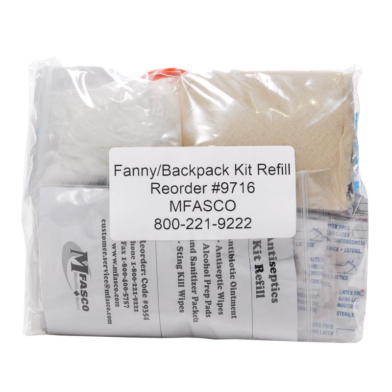 First Aid Kit Refill For Fanny Pack Or Backpack Kits - Online ...