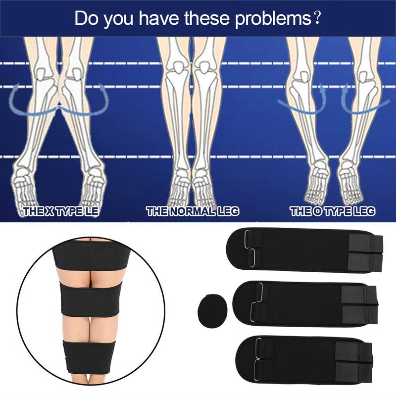 zjchao Leg Correction Belt, Professional Posture Corrector X/O Form Leg ...