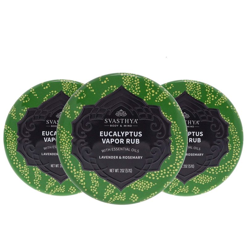 SVASTHYA BODY & MIND Eucalyptus Vapor Rub - Opens Nasal Passages ...