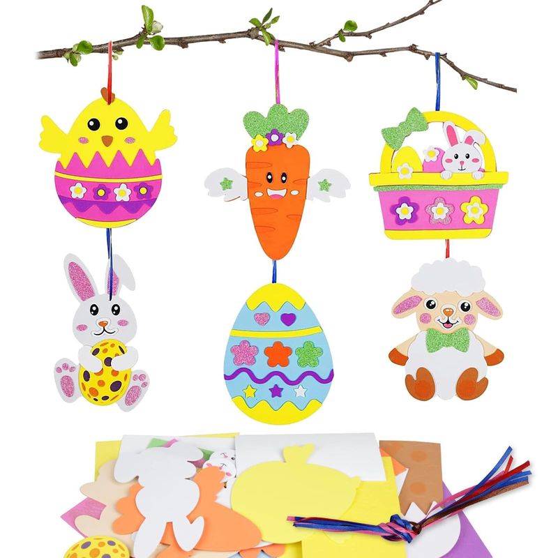 JISRKP 6 Pack Easter Activities for Kids, Easter Crafts for Kids ...