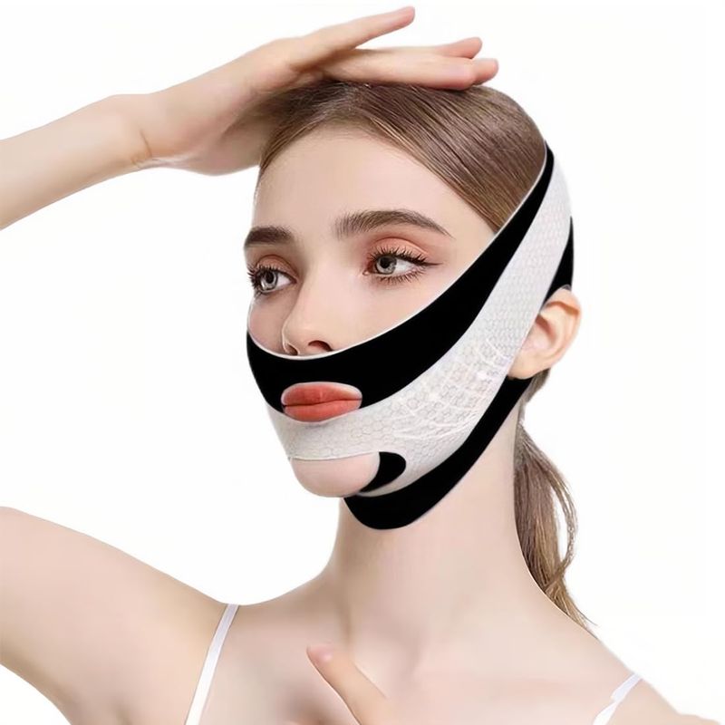 NJCXOLA V Collagen Night Wrapping Mask, Face Bandage, V Line Mask ...