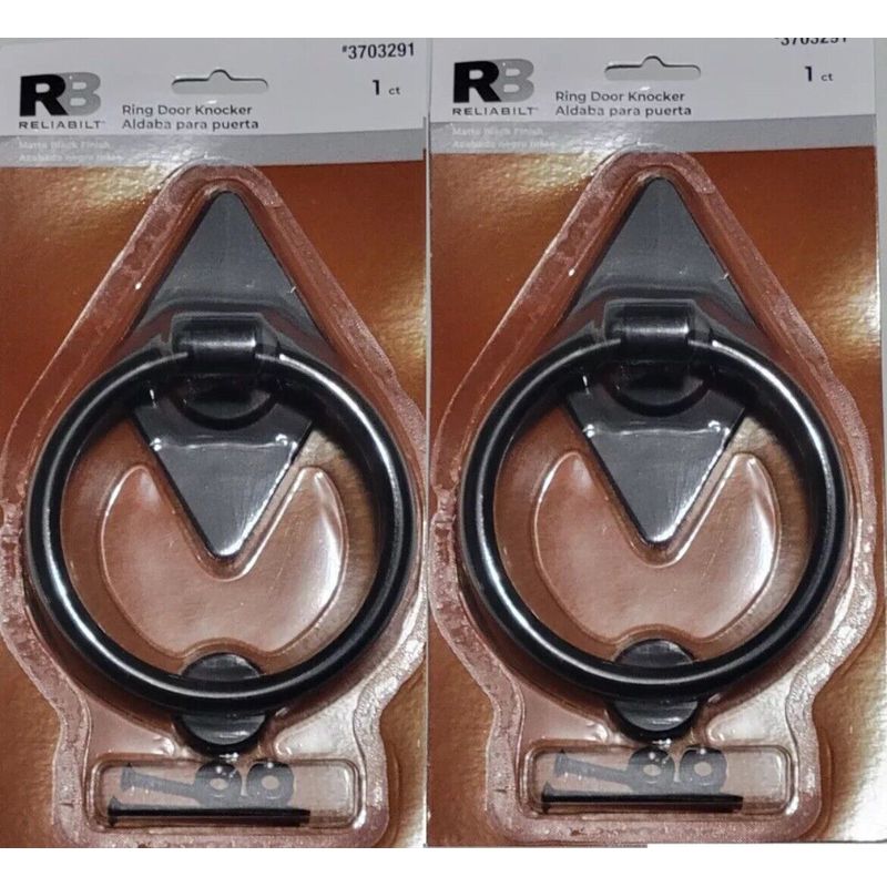 Decorative Ring Door Knocker 2 piece SET - Online Marketplace - EveryMarket