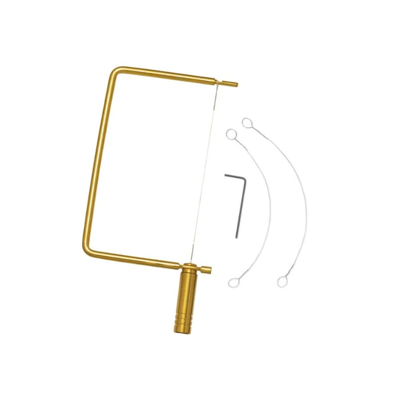 ROCKLER Gold Finish Cheese Slicer Kit - Stainless Steel Wire Cheese ...