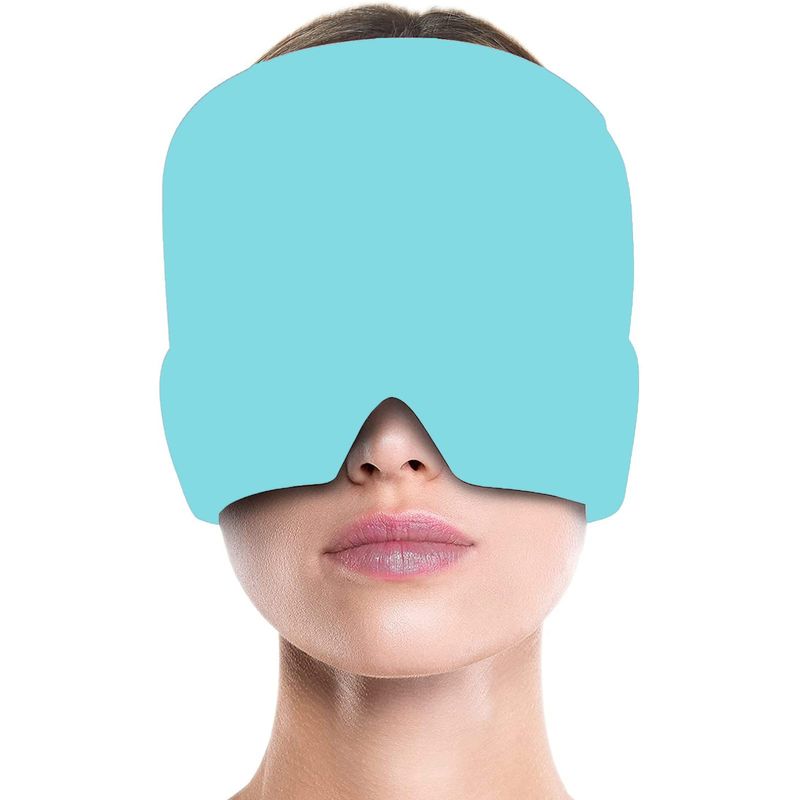 Techshining Gel Ice Pack Hat for Headache Relief and Stress Reduction ...