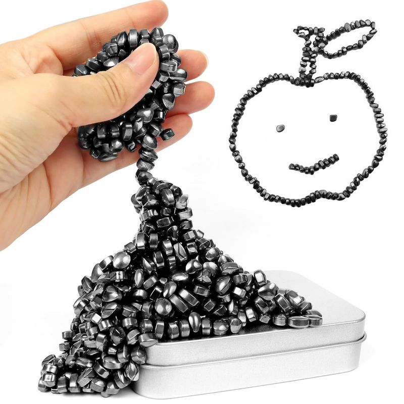 SRENMSMT Ferrite Putty, 550 pcs Magnetic Fidget Toy, Crags Ferrite ...