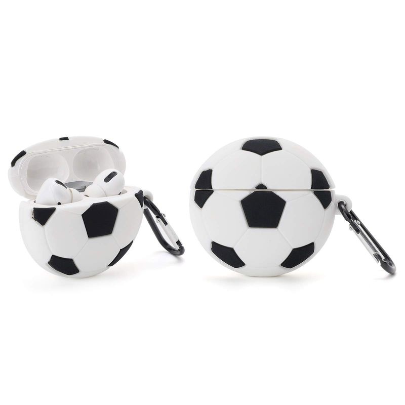 TYOROY 3D Soccer Case for Airpod 1&2 Case,3D Cute Cartoon Kids Soft ...