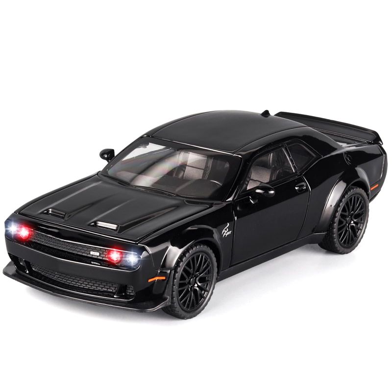 OANMYJJO Toy Cars for Kids 1/32 Challenger Hellcat Die Cast Metal Toy ...