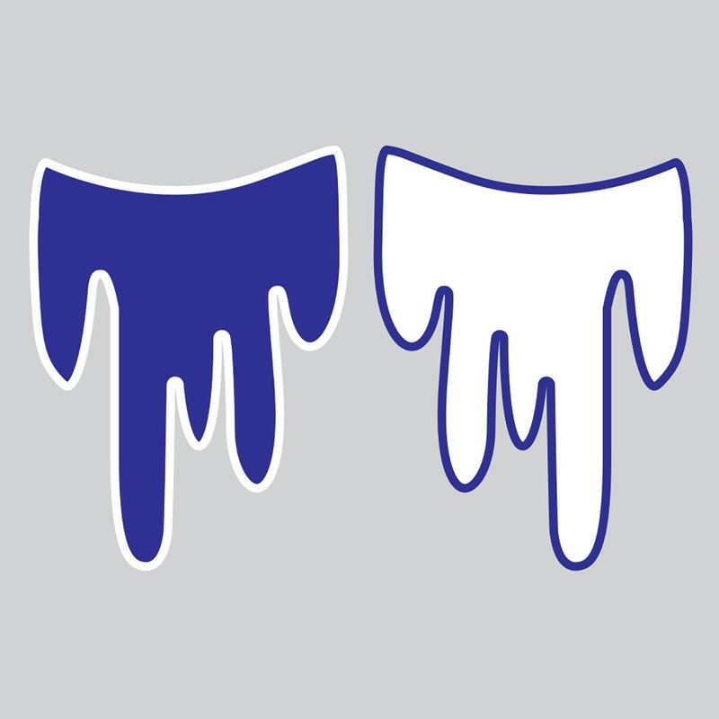 Anderson's Blue and White Eye Bleed Tattoos, 25 per Package, School ...