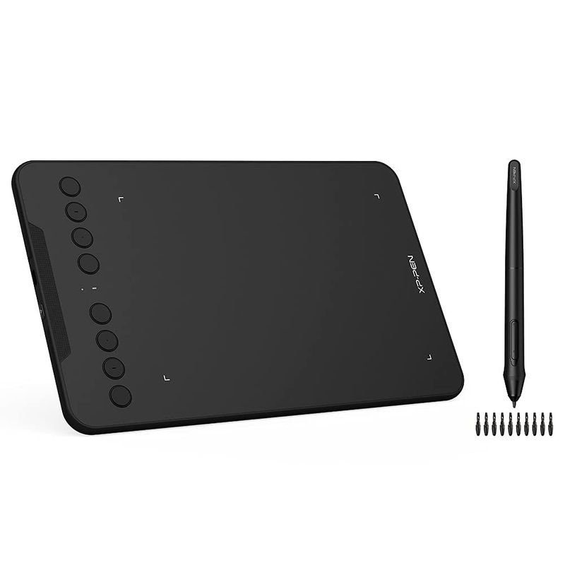 XP-PEN Deco Mini 7W Graphics Tablet, 7.03 x 4.38 Inch Pad, 2.4G ...
