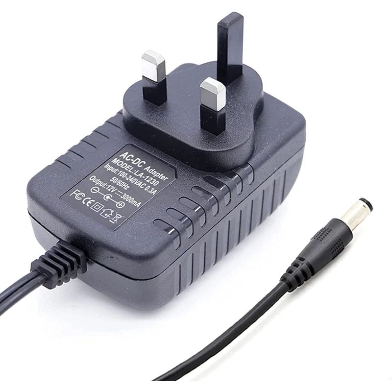 usbc 2PCS 12V 2A Power Supply for LED Strip Lights, AC 100-240V to DC 12V 2A, UK Plug, 5.5mm x 2 ...