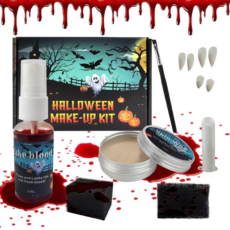 Halloween SFX Makeup Kit, Special Effects Makeup Kit Include Makeup Wax ...