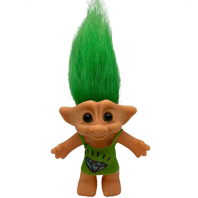 PVC Vintage Trolls Dolls Lucky Doll Action Figures Chromatic Adorable ...