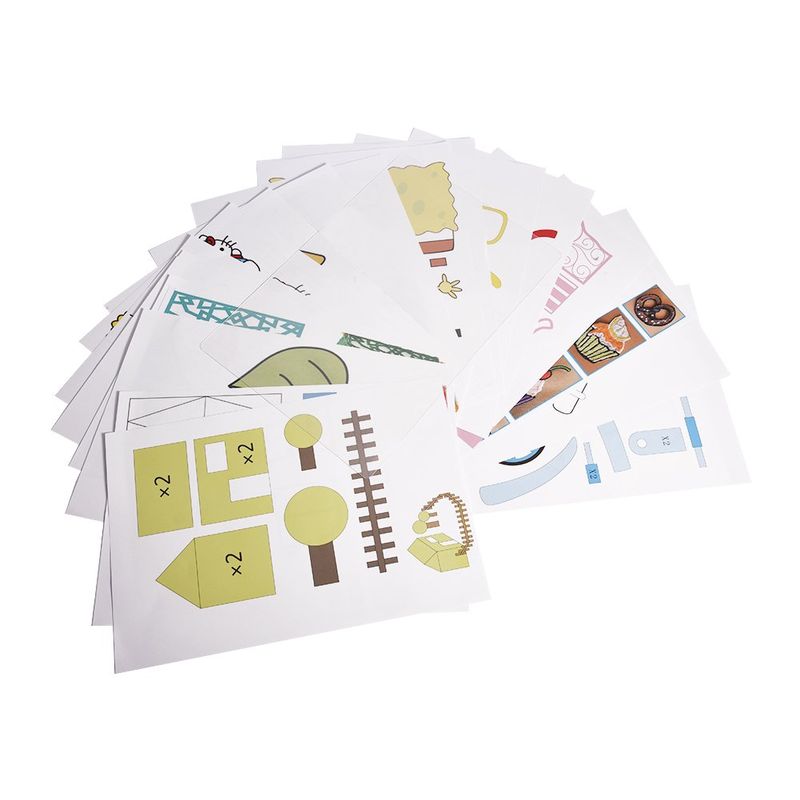 Haosie Paper Painting Graffiti Template, 20pcs Drawing Templates, Paper ...