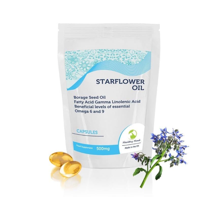 STARFLOWER Borage Seed Oil Softgel GLA 30 Capsules Capsules - 500mg ...