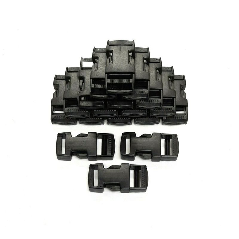 Church Products UK 20mm Plastic Side Release Buckles x2 - x100 Quick ...