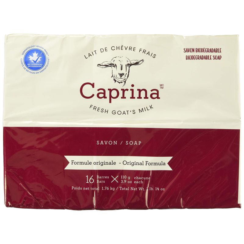 Caprina Canus Original Formula Fresh Goat's Milk Soap, 16 bars ...