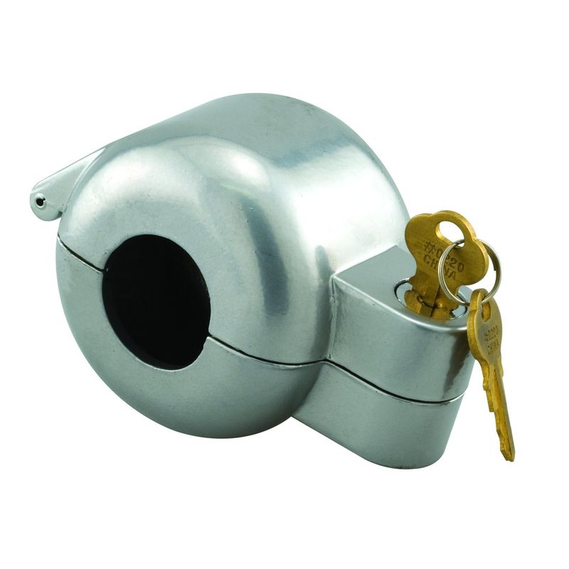 Defender Security EP 4180 Doorknob Lock-Out Device, Gray, Key Lock, 2-7 ...