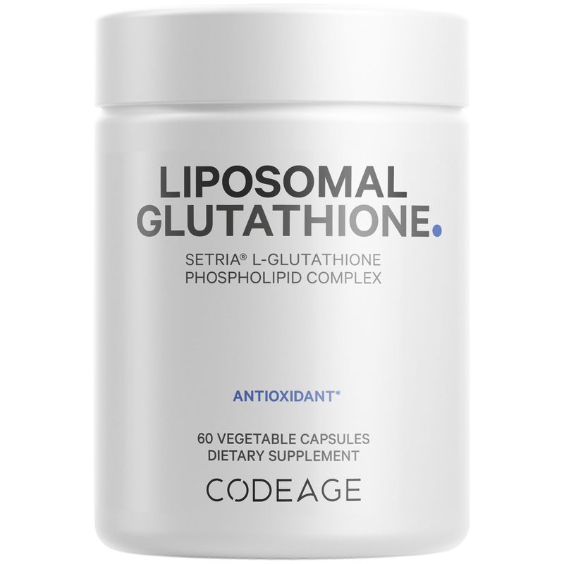 Codeage Liposomal Glutathione Supplement - Pure Reduced Setria L ...