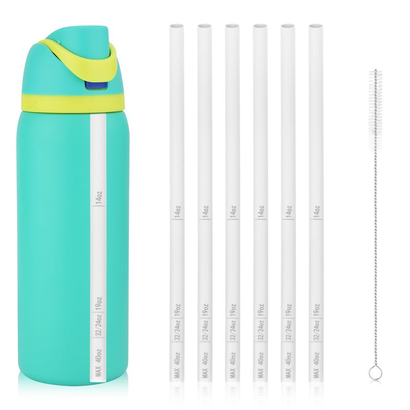 6pcs Replacement Straws for Owala 24 Oz 32 Oz, Plastic Reusable Straws ...