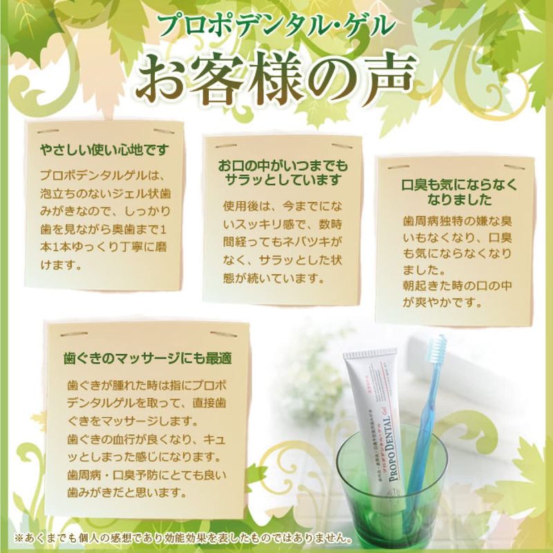 Periodontal Disease, Quasi Drug, 1 x 2.6 oz (75 g), Propodal Gel, Mini 1, Toothpaste, Bad Breath ...