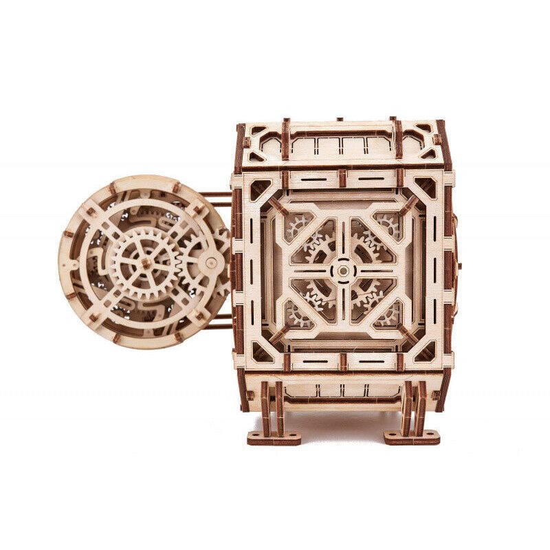 Wood Trick Geard Safe Model Mechanical 3D Wooden Puzzle Best DIY Toy ...