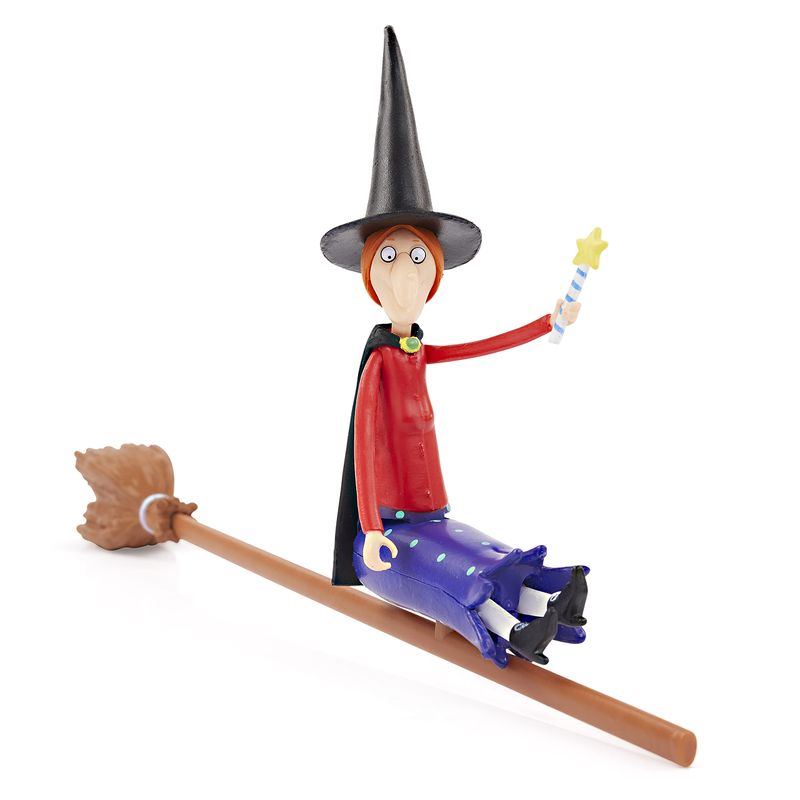 WOW! STUFF Room Witch & Broom Articulated Collectable Action Figure ...