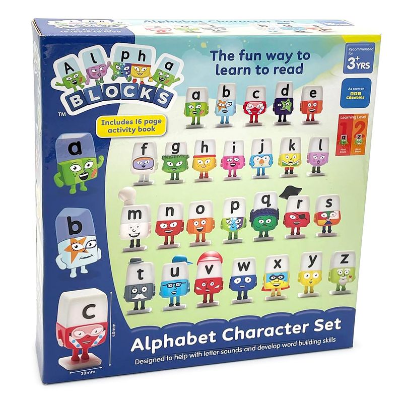 Alphablocks Alphabet Character Set for Kids – Alphablocks the Fun Way ...