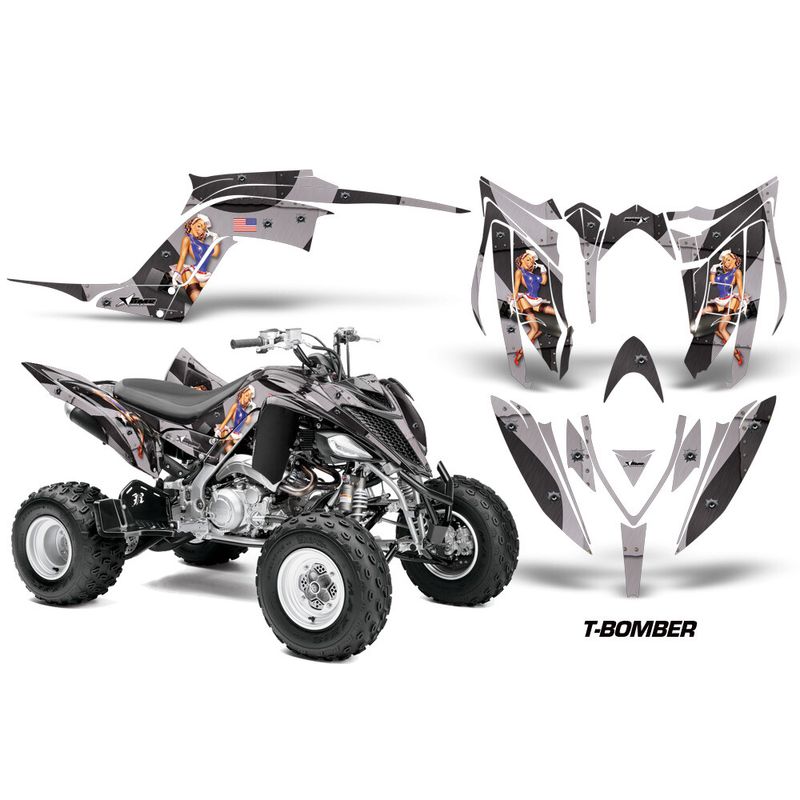 ATV Graphics Kit Sticker Decal for Yamaha Raptor 700R 13-22 T-Bomb-S ...