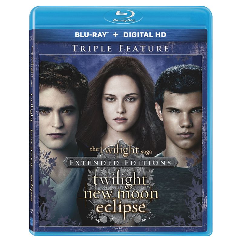 The Twilight Saga: Extended Edition Triple Feature [Blu-ray + Digital ...