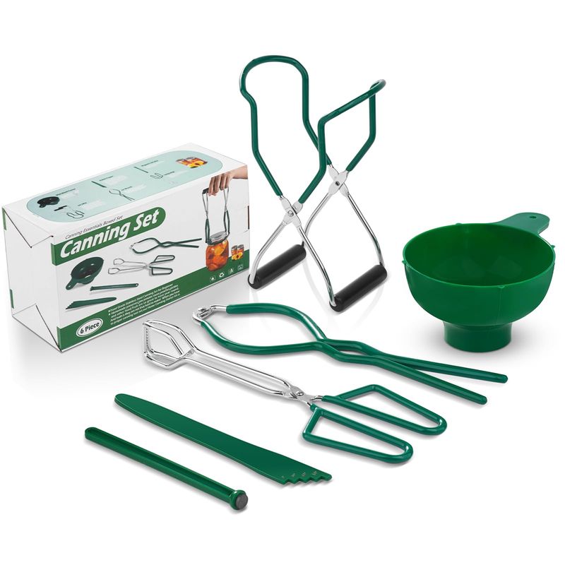 Shoxil Canning Supplies Set - 6 Essential Tools for Canning Enthusiasts and Beginners - - Mason ...
