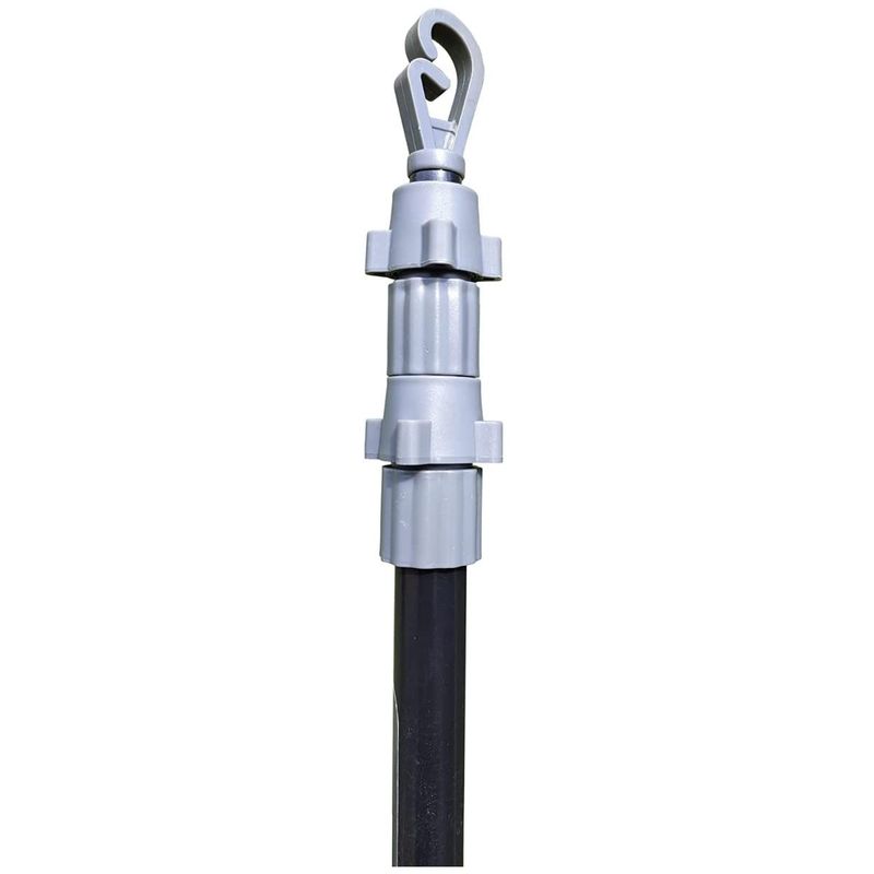 3 Metre Metal Heavy Duty Washing Line Prop Telescopic Home Garden Pole ...