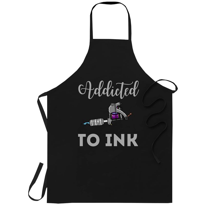 xPuffer Tattoos Apron - Addicted To Ink Tattoo Lover Tattoo Artist ...