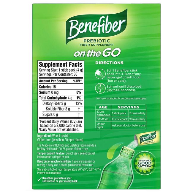 Benefiber Label