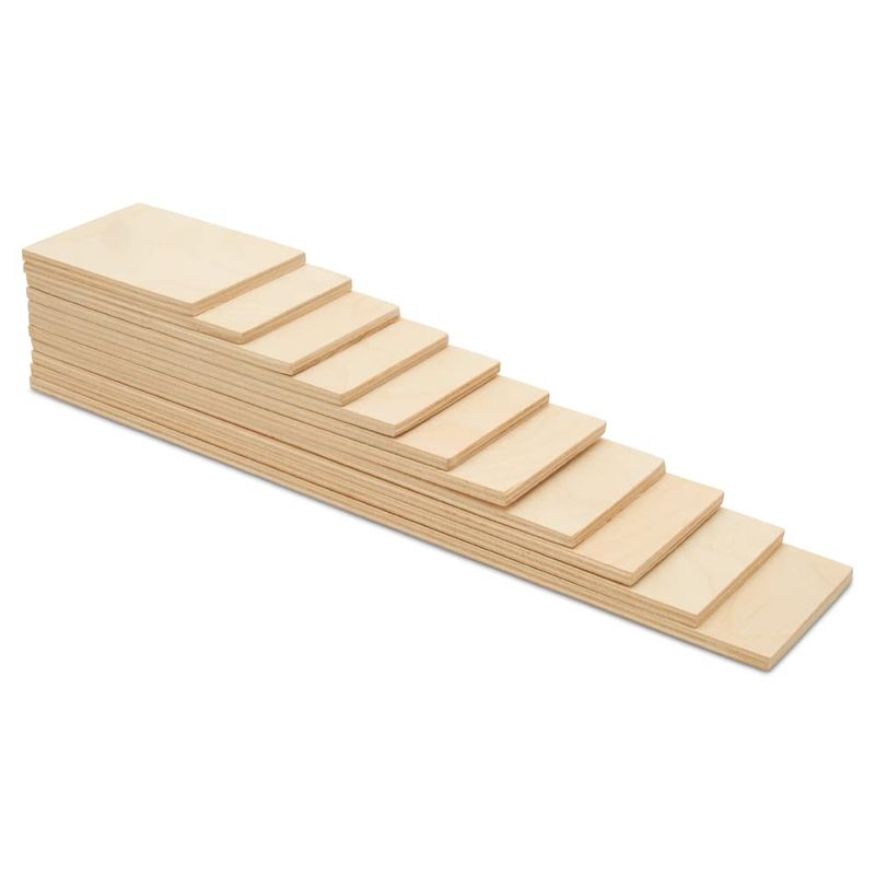 Wooden Rainbow Building Boards, 1 Set of 11 DIY Rainbow Slats for Open ...