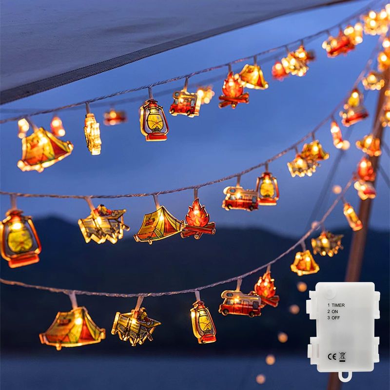 LED Fairy Lights Outdoor Battery, 20 LED Warm White with 6 Hours Timer ...