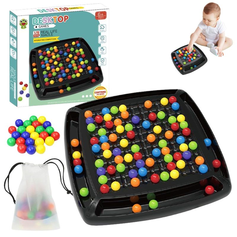 Intellectual Chess Board Rainbow Ball, Ball Removal Chess Board ...