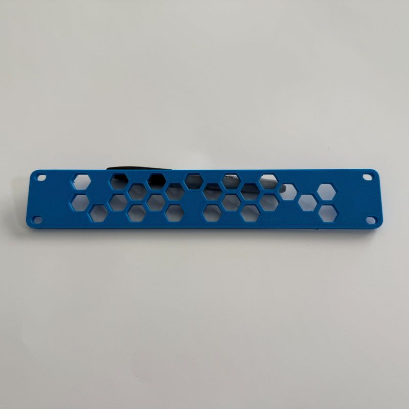 10" Inch Mini Rack Blank Module – 3D Printed in Durable PLA Digital ...