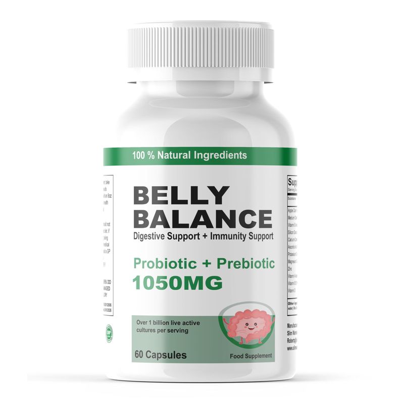 Belly Balance - Digestive and Immunity Support -1 Month Supply / 60 ...