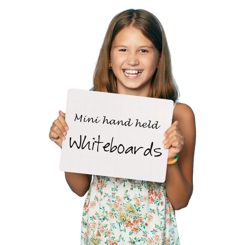 Mini Whiteboard 190 x 260mm| for Classroom use |Rigid | Dual Sided with ...
