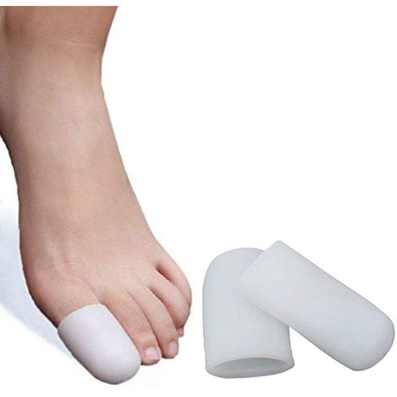 PEDIMEND Silicone Gel Big Toe Protector Cap Comfortable Soft Material ...