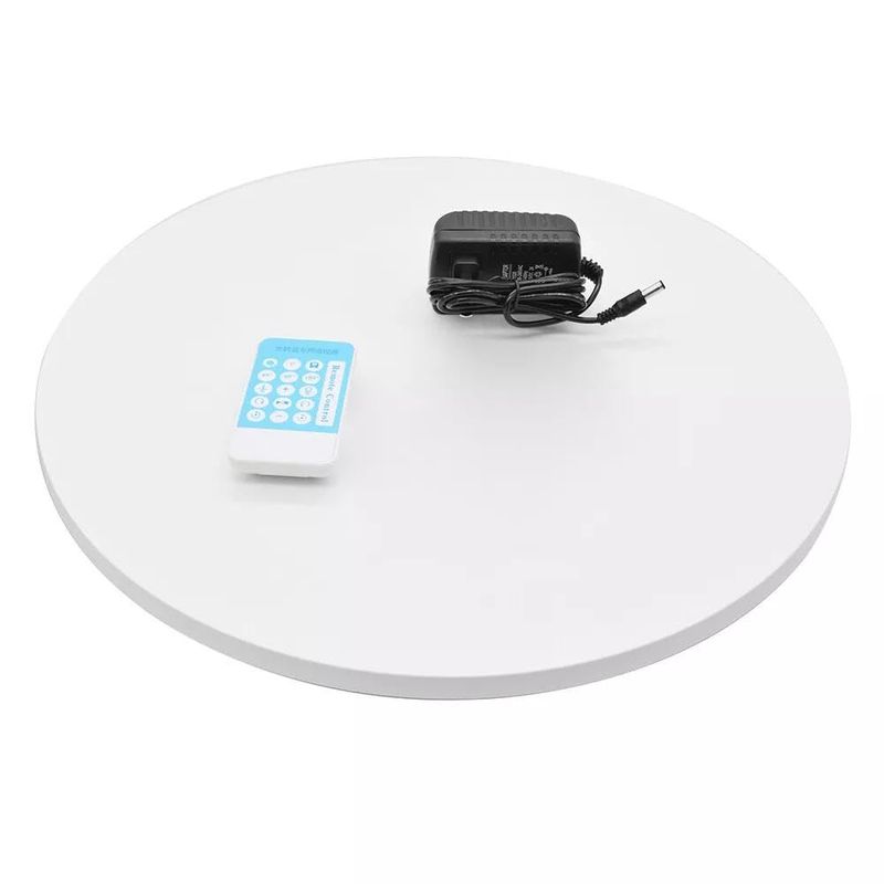 RustyVioum Electric Motorized Rotating Turntable, 16.5 Inch Turntable ...