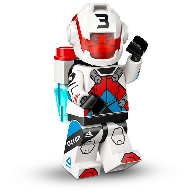 Lego minifigures series 27: Jetpack Racer (racing airplane with rocket ...