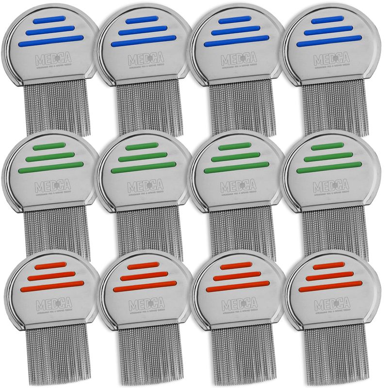 Lice Comb - (Pack of 12) Head Lice Treatment that's Individually ...